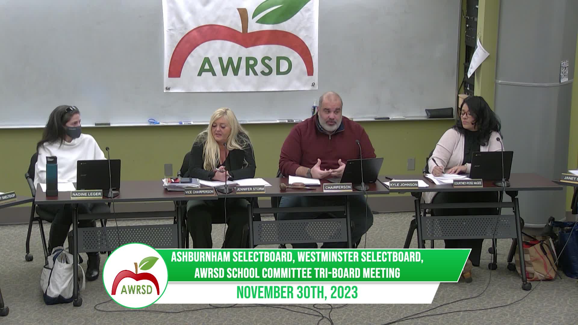 AWRSD School Committee Meeting 11-30-2023