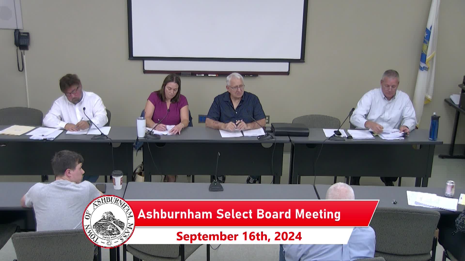 Ashburnham Select Board Meeting 9-16-2024
