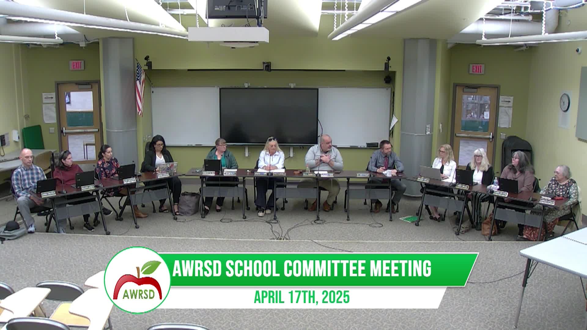 School Committee Meeting 4-17-2025